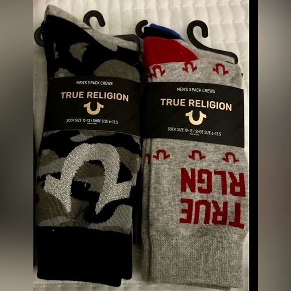 True Religion | Underwear & Socks | Nwt True Religion Mens Crew Socks ...